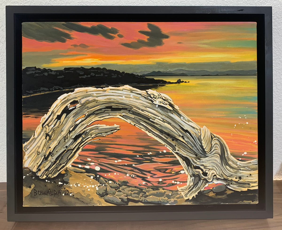 Original Painting, "AfterGlow", 'Shelter-Wood' Series 2022 – Buwalda ...